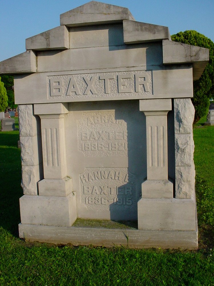 Pittsburg Scenes -Biographies - Abram Baxter